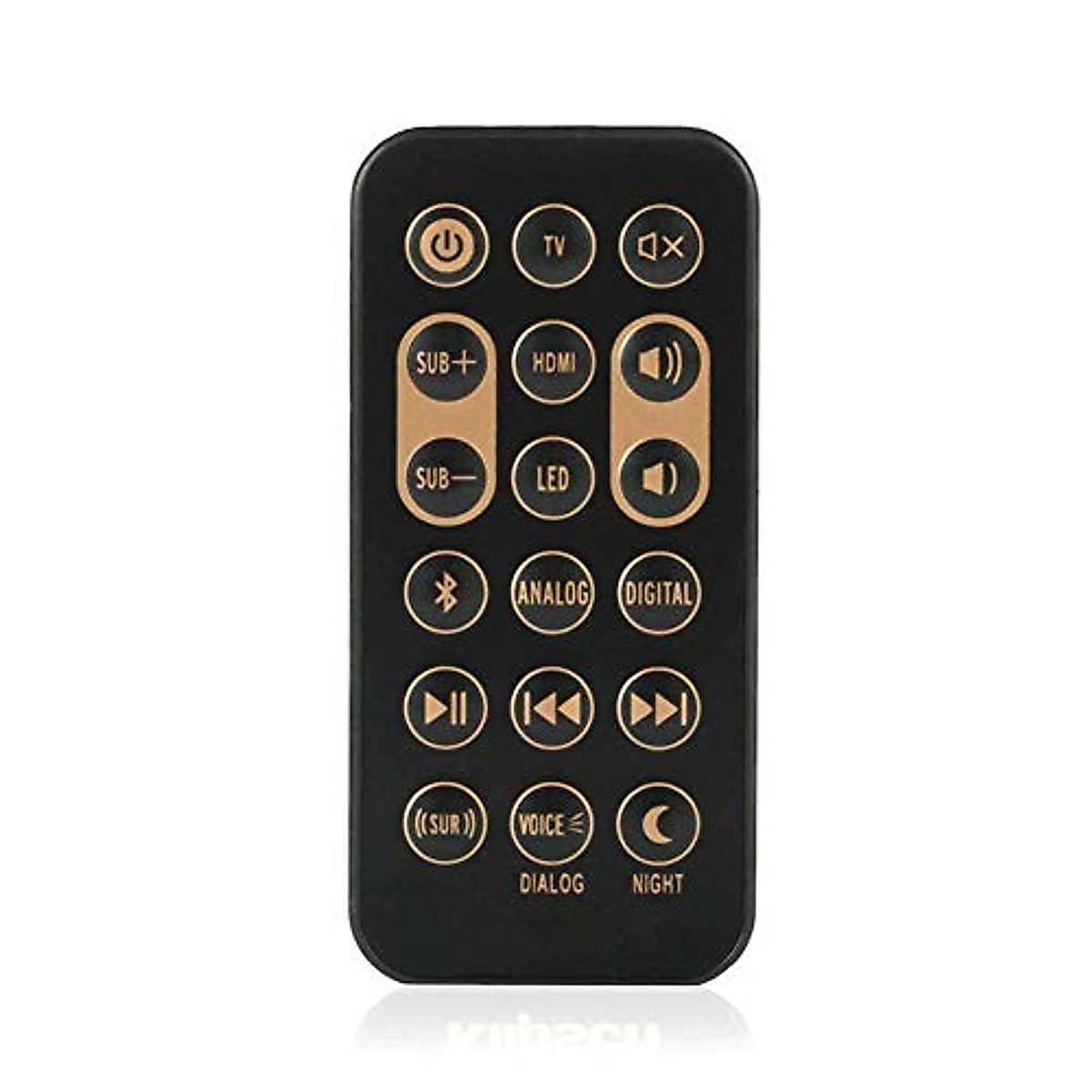 Loyeenha Remote Control for Klipsch R4B R-4B 1062590 RSB8 RSB-8 SB6 RSB6 RSB-6 RSB-3 RSB3 Sound Bar Speaker and Coin Battery