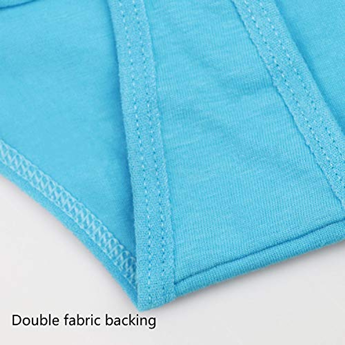 DRESHOW 6 Pack Women Underwear Thongs, Ladies Thong, Breathable Comfortable Cotton Panties Undies for Women Bikini Underwear