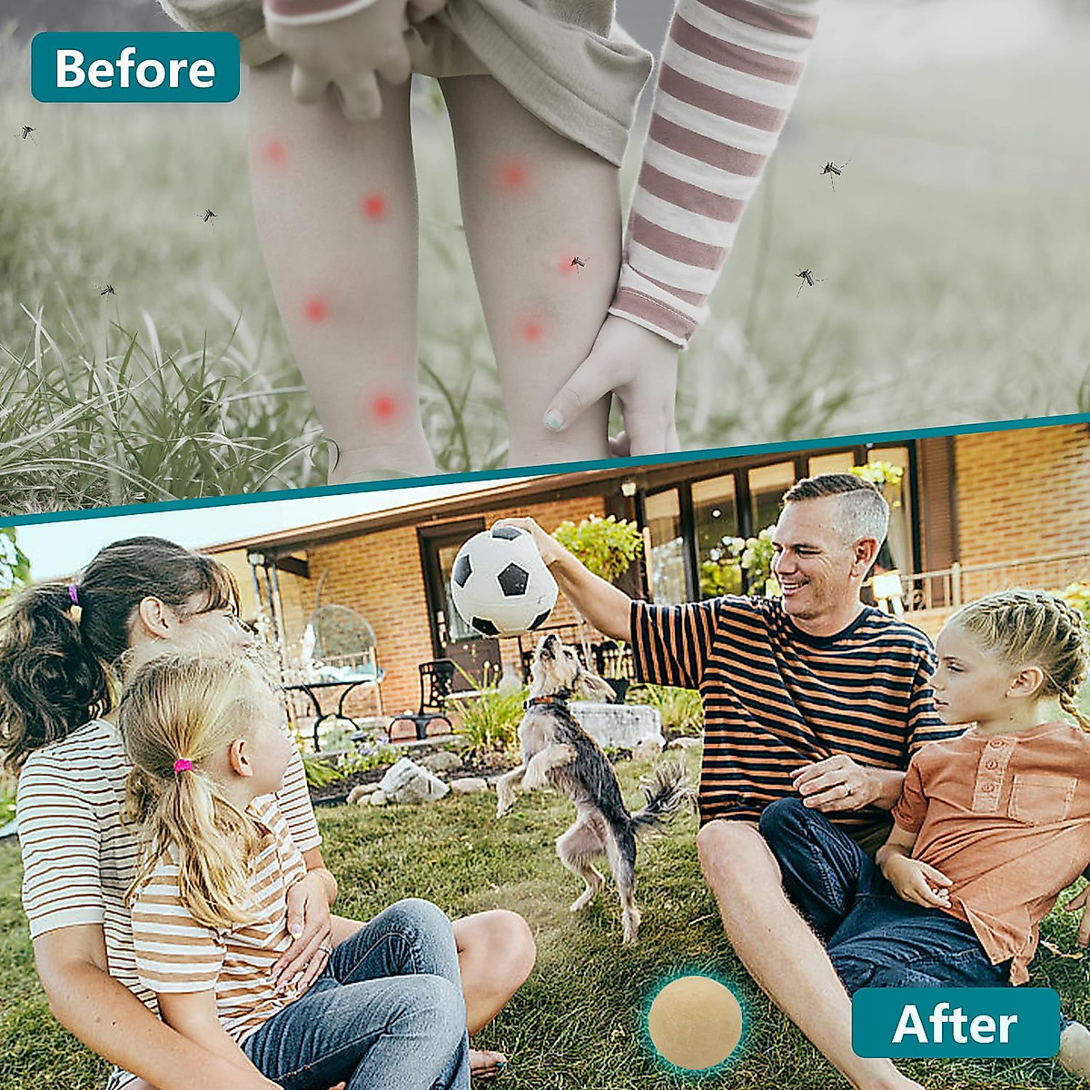 Mosquito Repellent for Patio - Mosquito Repellent Indoor & Outdoor Protection - Mosquito Deterrent for Yard - Mosquito Control for Rooms, Keep Mosquitos Away for Camping - 8 Balls…