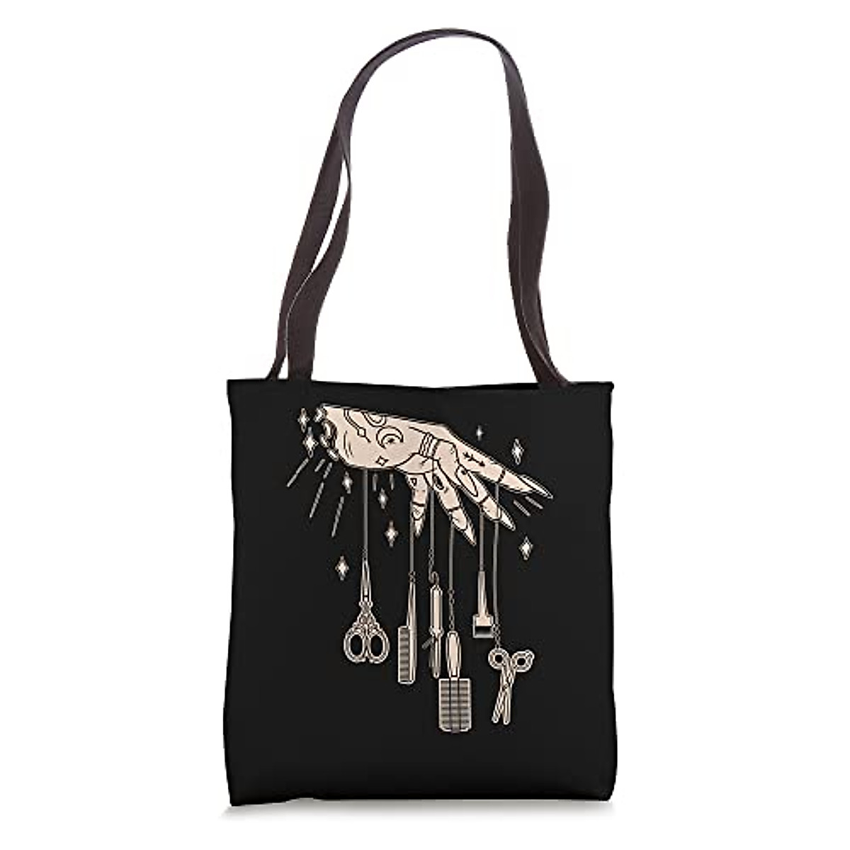 Hairstylist Tattooed Hairdresser Work Hair Salon Tote Bag