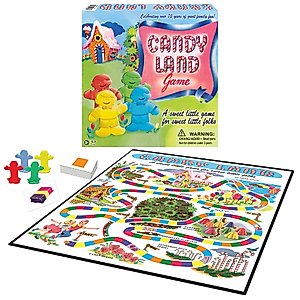 Candy Land With Retro Artwork by Winning Moves Games USA, Classic Edition Celebrating Over 70 Years, A Sweet Little Game for Sweet Little Folks, Rite Of Passage Game for 2-4 Players, Ages 3+ (1189)