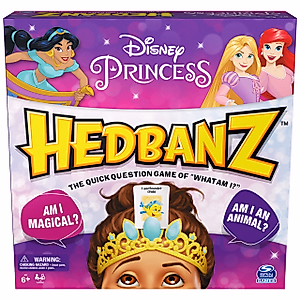 Spin Master Games Hedbanz Disney Princess Game with Hedbanz Frozen Game 2-Pack Bundle, Classic Question Game for Kids and Families, Ages 6 and up, Amazon Exclusive
