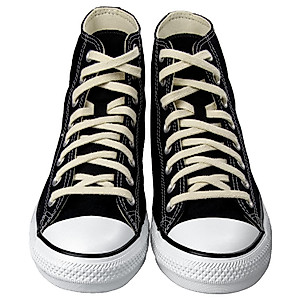 Endoto 2 Pairs Shoelaces for Converse Sneaker Shoes Flat Laces Replacement(Color:Beige,Size:54Inch)