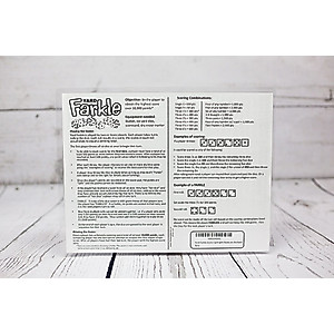 3 Yard Farkle Score Cards. Laminated Score Cards with Rules on The Back, Yarkle, Yard Games, Outdoor Games, Outdoor Events. Reusable Score Cards. Size- 8.5" x 11"