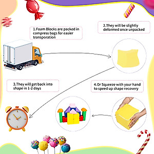 MODEREVE Foam Blocks for Toddlers, Soft Building Blocks for Toddlers Colorful Stacking Blocks for Kids - 18 Pieces