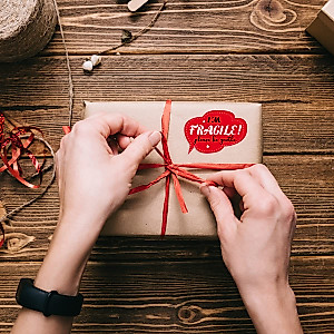 Wailozco I’m Fragile Please Be Gentle Stickers,Thank You Stickers,Handmade Stickers,Small Shop Stickers,Envelopes Stickers for Small Business, Online Retailers,Handmade Goods,500 Labels Per Roll