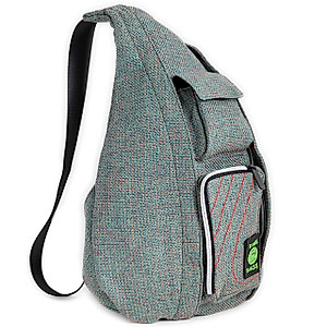 DIME BAGS Slinger Crossbody Bag | Premium Over the Shoulder Sling Bag | Cross Body Strap Back Pack (Aqua)