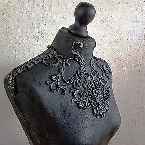 Silicone mold chic pair, furniture appliques, mold for clay, mold for resin, Decor for Furniture, furniture transfers