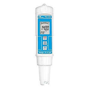 PH Meter PH-222, Pen Type,All in one pH Meter with Replaceable Electrode & Digital Display for Fish Hatcheries,Food Processing Industries