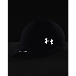 Under Armour Women's Iso-chill Launch Wrapback, Black (001)/Reflective, One Size Fits Most