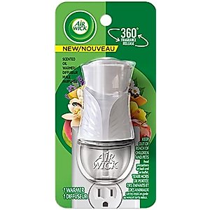 Air Wick plug in Scented Oil Warmer, White, 1 Count, Essential Oils, Air Freshener