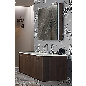 KOHLER K-99675-1WA Medicine Cabinet Wood Side Kit for Tailored Vanities, Linen White