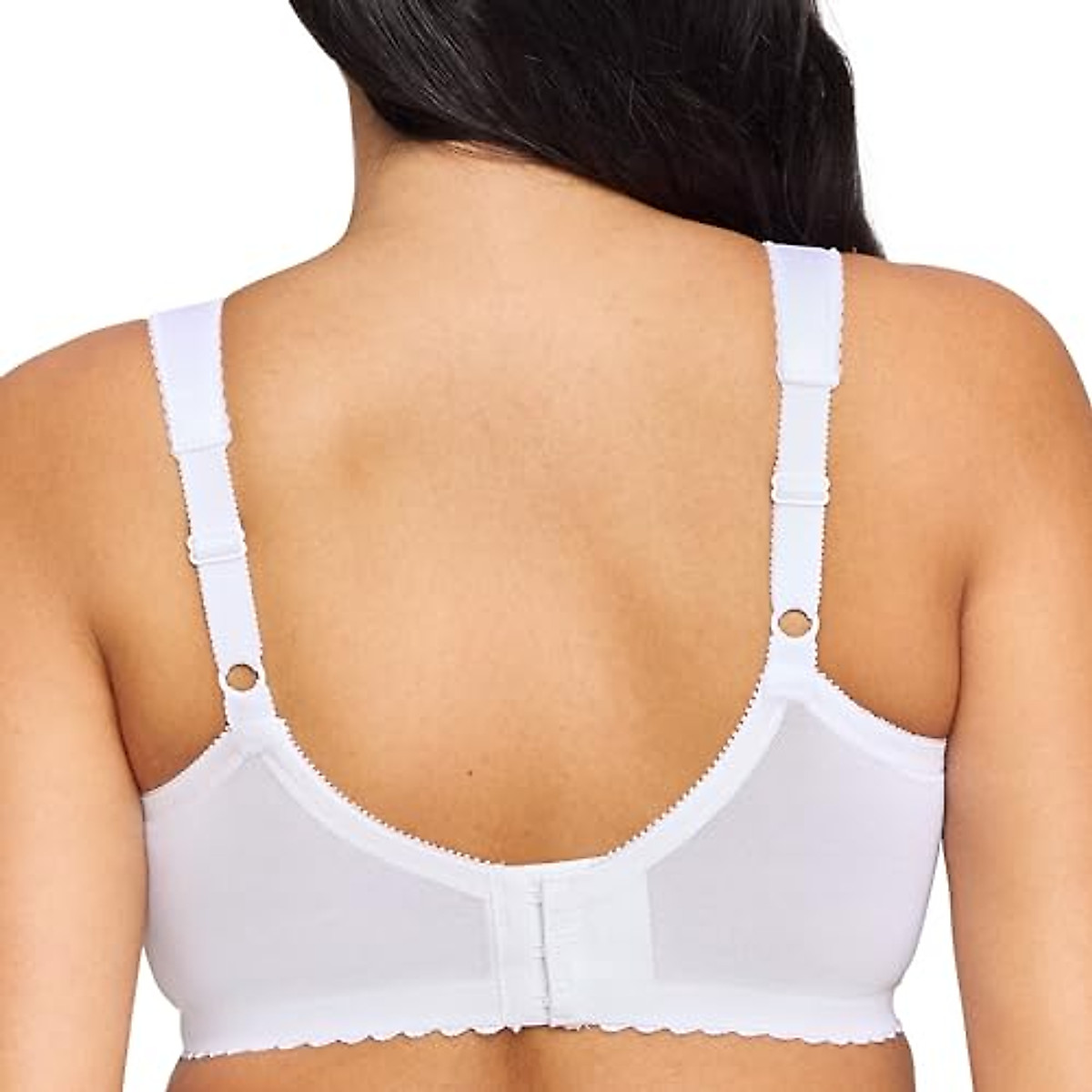 Full Figure Plus Size MagicLift Original Support Bra Wirefree #1000 White