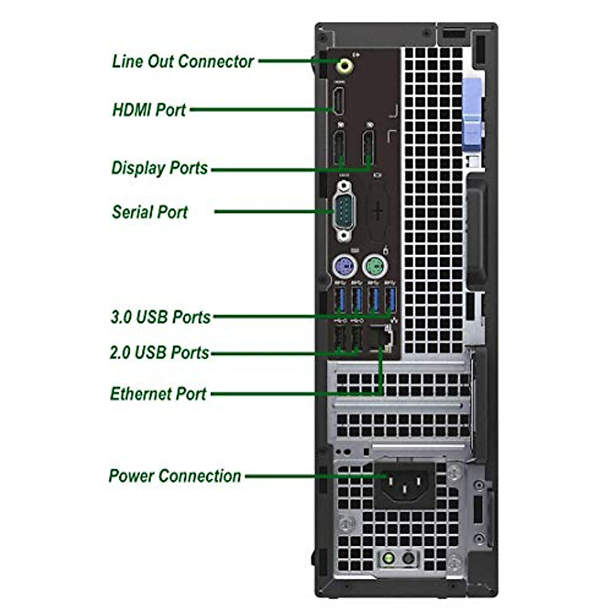Dell OptiPlex 7040 SFF Computer Desktop PC, Intel Core i5 6500 3.2GHz, 16GB Ram, 256GB NVMe SSD,Keyboard & Mouse, WiFi | Bluetooth, HDMI, New Dual 19" LCD Monitor, Win 10 Pro (Renewed)