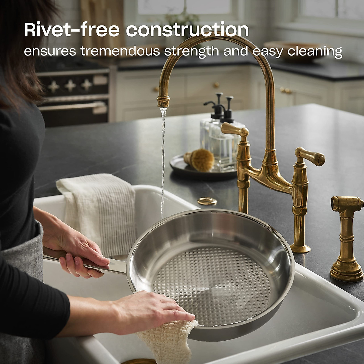 Fissler Original-Profi Collection Stainless Steel 9.5 Inch Frying Pan