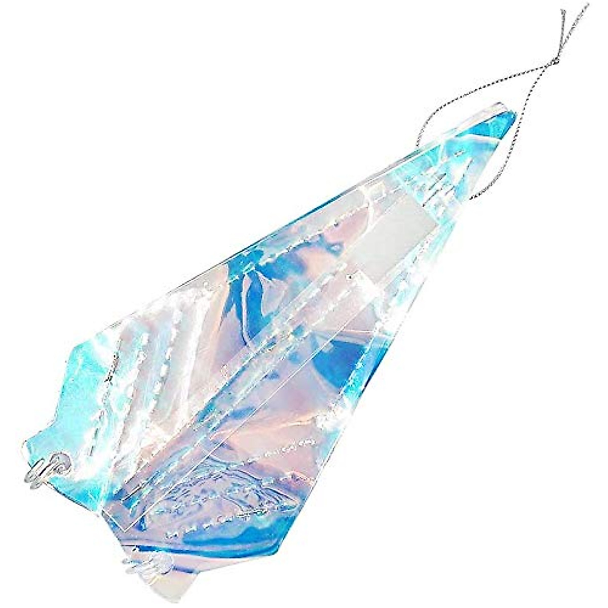 IGUO 6Pcs Paper Star Lantern Party Decorations,3D Handmade Paper Star Garland Frozen Theme for Bridal Shower Snow or Sea Theme Birthday Wedding