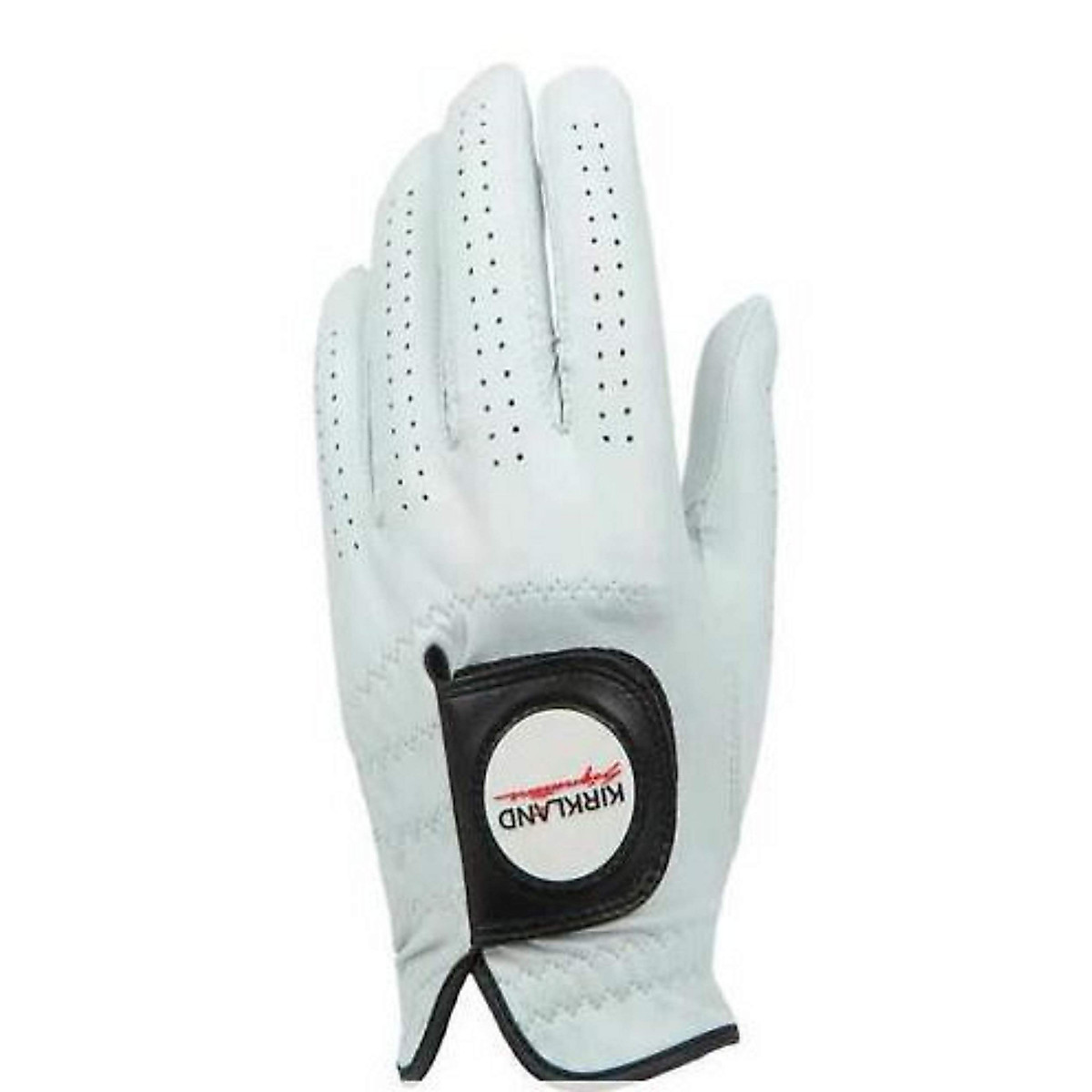 KIRKLAND SIGNATURE Premium Leather Golf Glove for Left Handed - 4-Pack Small