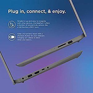 Lenovo IdeaPad 3 Laptop, 14" FHD Display, Intel Core i7-1165G7, Intel Iris Xe Graphics, Fingerprint Reader, Long Battery Life, Wi-Fi 6, Dolby Audio, Windows 11 (20GB RAM | 1TB PCIe SSD)