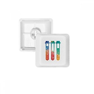 DIYthinker Different Liquids Test Tubes Chemistry Keycap Mechanical Keyboard PBT Gaming Upgrade Kit