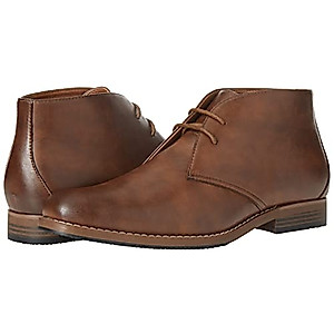 Amazon Essentials Men's Desert Boot, Chestnut Brown, 10.5