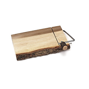 Lipper International Acacia Slab Cheese Slicer w Bark