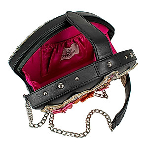 Mary Frances womens Princess Crossbody Crown Handbag Shoulder Bag, Multi, One Size US