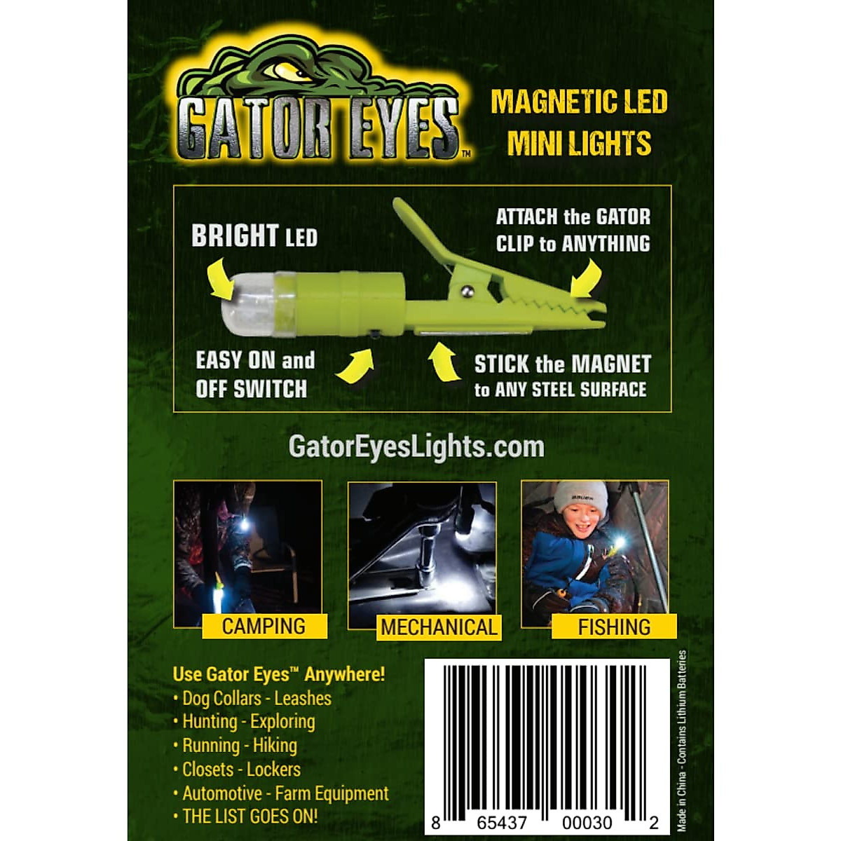 Gator Eyes Multi-use Mini Lights 5-Pack