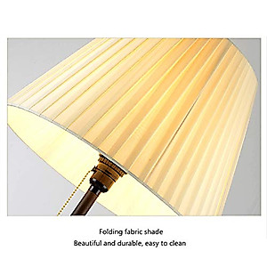 Floor Lamp LED Floor Lamp Dimmable Nordic Simple Metal Vertical Floor Lamp Fabric Lampshade Study Bedroom Living Room Floor Lamp Standing Light (Size : Remote control switch)