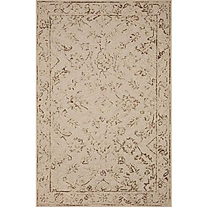 Loloi II Halle Collection HAE-02 Natural/SAGE, Traditional 5'-0" x 7'-6" Area Rug