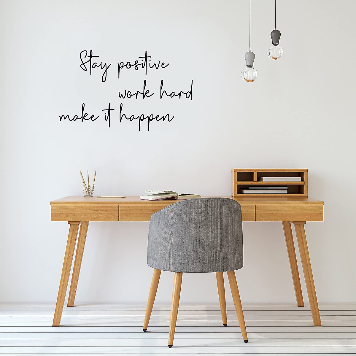 10 Pcs Inspirational Wall Decal Stickers Motivational Quote Stickers Peel and Stick Vinyl Wall Decor Removable Positive Wall Stickers Quotes Saying Wall Art for Home Office School Classroom Teen Dorm