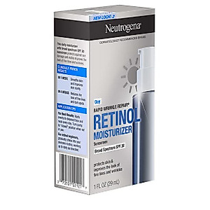 Neutrogena Rapid Wrinkle Repair Anti-Wrinkle Night Accelerated Retinol SA Facial Moisturizer, 1 fl. Oz