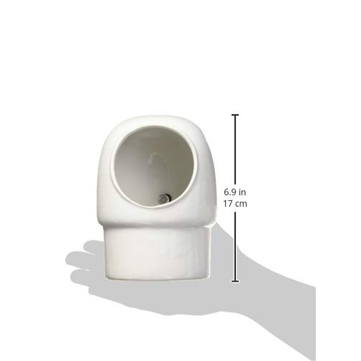 Prevue Pet Products BPV1242 24-Ounce Hooded Ceramic Bird Cups, Large, Colors Vary