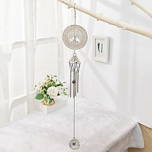 Retirement Gifts for Women Men,Retirement Wind Chime with Tree of Life Wind Spinner - Happy Retirement Gifts for Teacher,Nurse,Retired Boss,Coworker