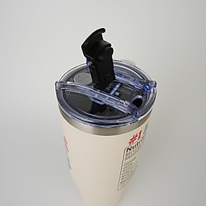 FROOBLEQUIRK Best Auntie 40oz Tumbler – Cool Aunt Club Cup, Funny Nutrition Facts Design, Birthday & Holiday Gift from Niece or Nephew