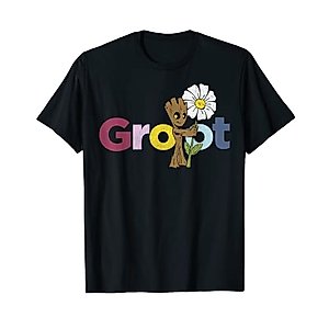 Marvel Guardians Of The Galaxy Groot Flower T-Shirt