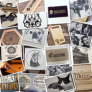 Genmitsu Jinsoku LC-60A 5.5W Laser Engraver Cutter with Air Assist System, 24-in x 24-in Large Laser Engraving Cutting Machine for Wood, Emergency Stop, Dual Y-axis Motors