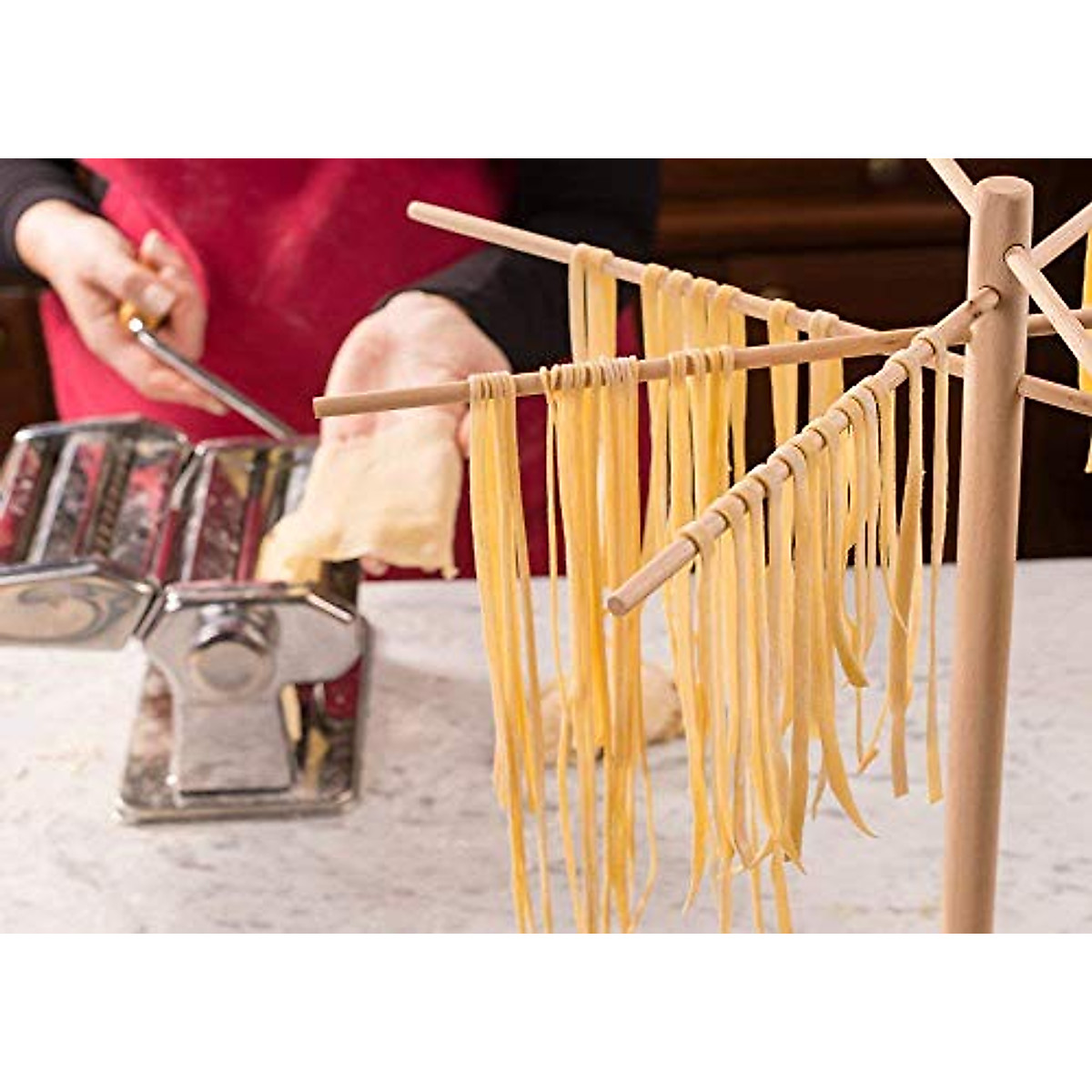 Bellemain Large Wood Pasta Drying Rack