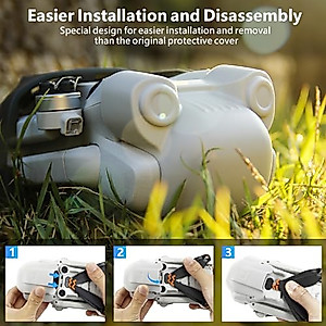 FPVtosky Mini 3 Pro Lens Cap Cover, Gimbal Protector & Frontward Downward Vision Sensors Protector Guard for DJI Mini 3 Pro Drone Replacement Accessories