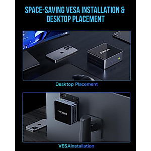 GMKtec Mini PC Preinstalled Windows 11 Pro Intel Core i7-11390H (Turbo 5.0 GHz) 32GB DDR4 1TB SSD Desktop Mini Computers WiFi 6, BT 5.2, DP, HDMI, RJ45 2.5G, USB3.2