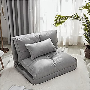 ZHYH Adjustable Floor Couch and Sofa for Living Room and Bedroom Foldable with Reclining Position Love Seat Couch