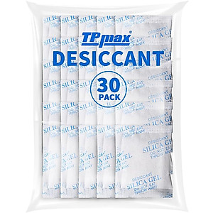 30 Packets 10 Gram Silica Gel Desiccant Pockets Bags Packs Absorber Dehumidifiers