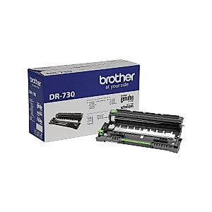 Brother Genuine-Drum Unit, DR730, Seamless Integration, Yields Up to 12,000 Pages, Black (-Drum unit, NOT toner)