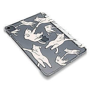 Renaissance Creation of Adam Cats case Compatible with iPad Mini Air Pro 7.9 8.3 9.7 10.2 10.9 11 12.9 inch Pattern Cover New 2022 2021 Trifold Stand 3 4 5 6 7 8 9 Generation 427 (10.9" Air 4)