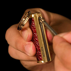 BOLLAER New Match Metal Matchstick Gift Outdoor Fire Starter Waterpoof Survival Gear Hiking Match Lighter Fire Starter Keychain
