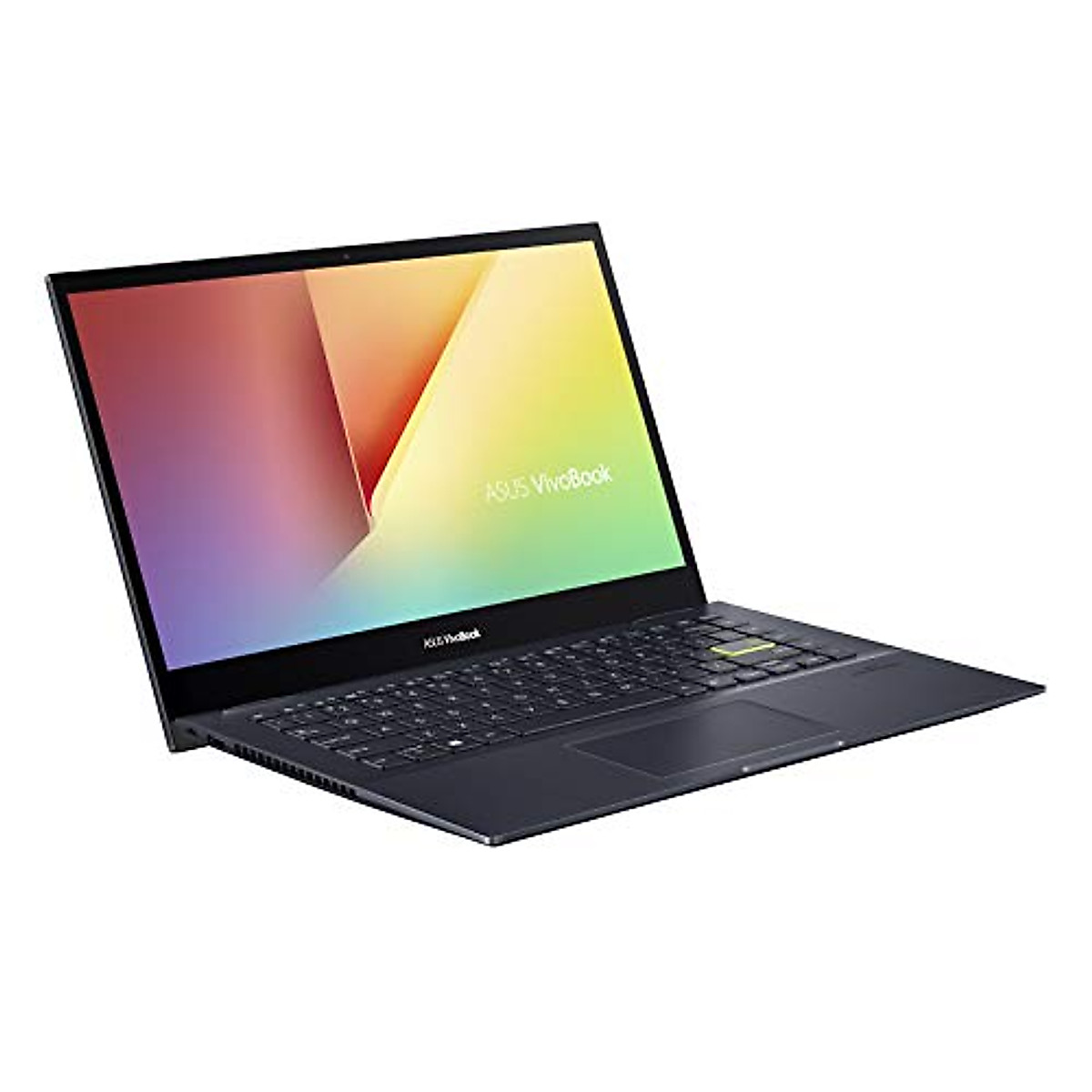 ASUS VivoBook Flip 14 Thin and Light 2-in-1 Laptop, 14” FHD Touch Display, AMD Ryzen 5 4500U, 8GB DDR4 RAM, 256GB SSD, Glossy, Stylus, Fingerprint Reader, Windows 10 Home, Bespoke Black, TM420IA-DB51T