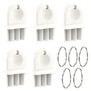 Engorgio Paper Towel Dispenser Key Universal Toilet Paper Dispenser Key Compatible for Paper Towel and Toilet Paper Dispensers Replacement Hard Plastic Waffle Toilet Paper Dispenser Key (5 pcs)