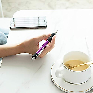 MiSiBao Retractable Ballpoint Pens Black Ink 1mm Medium Point Work Pen Smooth Writing for Men Women Office Business(6 count+3 refills)