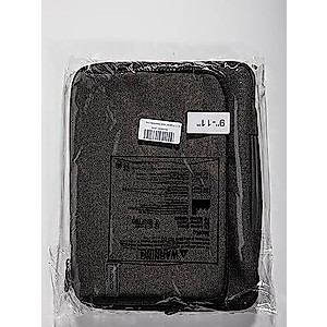 MoKo 9-11 Inch Tablet Sleeve Bag Carrying Case with Retractable Handle Fits New 11-inch iPad Pro M4/iPad Air M2 2024, iPad Air 5/4th 10.9, iPad 10th Gen 10.9, iPad Pro 11, iPad 9/8th 10.2, Black&Gray