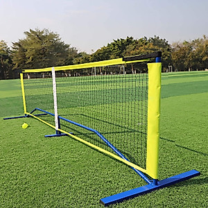 Zdgao Pickleball Set with Net - 22 FT Pickleball Nets Portable Outdoor Regulation Size, with 4 Pickleball Paddles and 2 Outdoor Pickleball Balls for Driveway Backyard