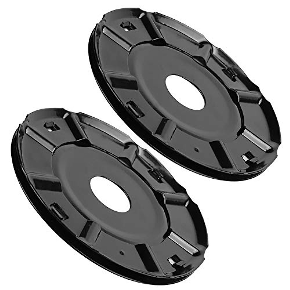 RvSky Garden Supplies 2 Set Universal Lawn Mower Trimmer Head with Trimmer Lines Accessory Garden Tools 26mm Black